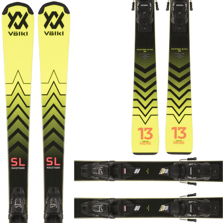 JUNIORSKIE NARTY VOLK RACETIGER JR PRO +VMotion 7 2023 | Narty Kraków