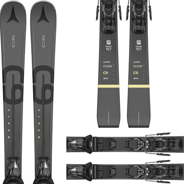 DAMSKIE NARTY ATOMIC CLOUD C9 + Atomic M10 GW 2023 | Narty Kraków