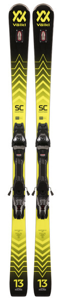 NARTY VOLKL RACETIGER SC Black + Marker VMOTION 12 GW 2023 | Narty Kraków