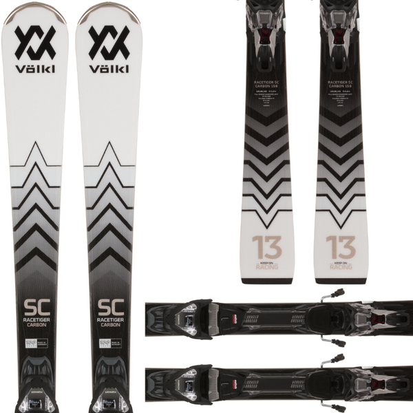 NARTY VOLKL RACETIGER SC CARBON + Marker VMOTION 11 GW 2023 | Narty Kraków